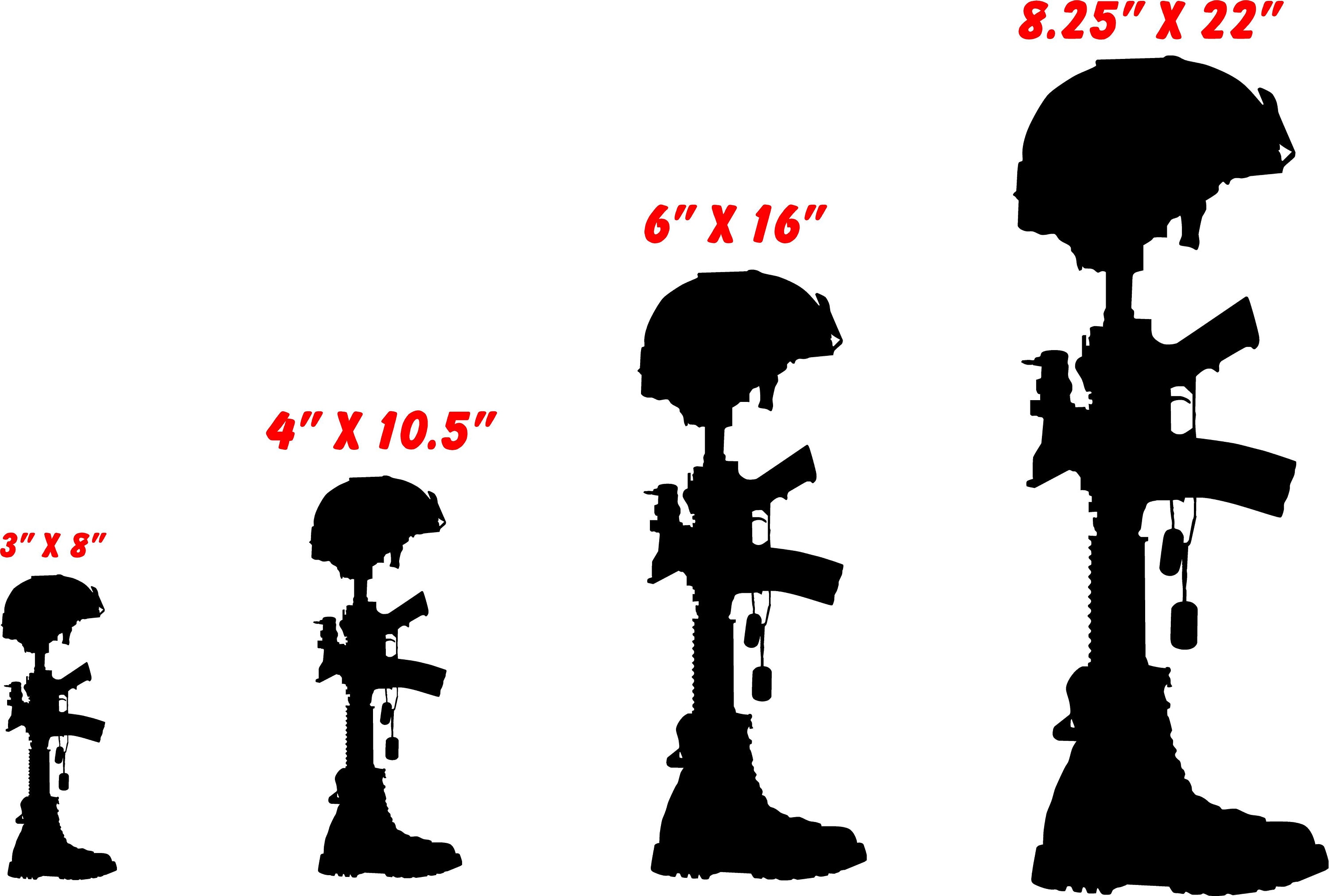 Battlefield Cross Vinyl Decal - Etsy