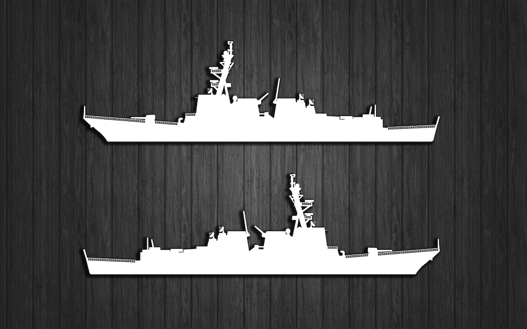 Extra Large Navy Ship Vinyl Decal Graphics Package - Pair - Etsy