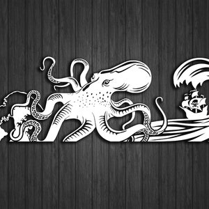 Kraken / Wave / Lighthouse Decal (4 Door) - Etsy