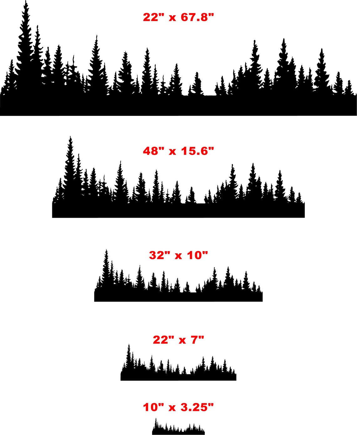 Treeline Decal for RV Camper off Road - Etsy