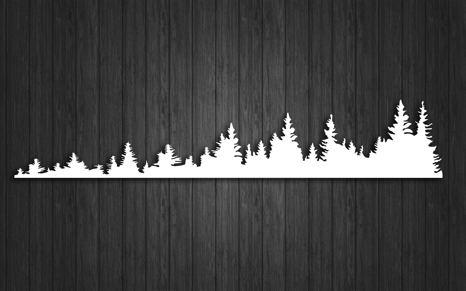 Treeline Vinyl Decal Graphic - Etsy