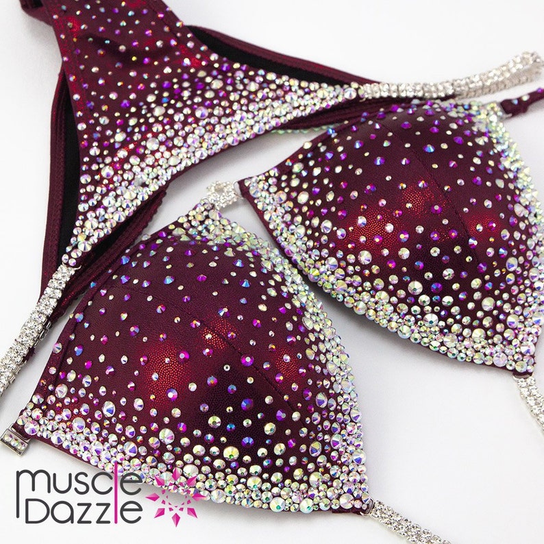 Ruby Red Competition Bikini CB470 - Etsy