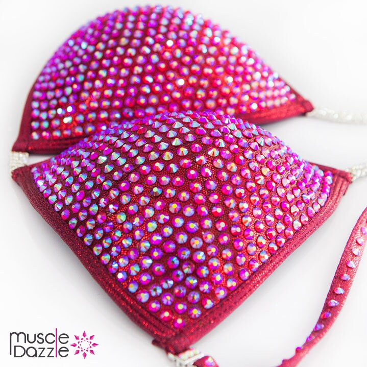 Ruby Red Competition Bikini CB281 - Etsy