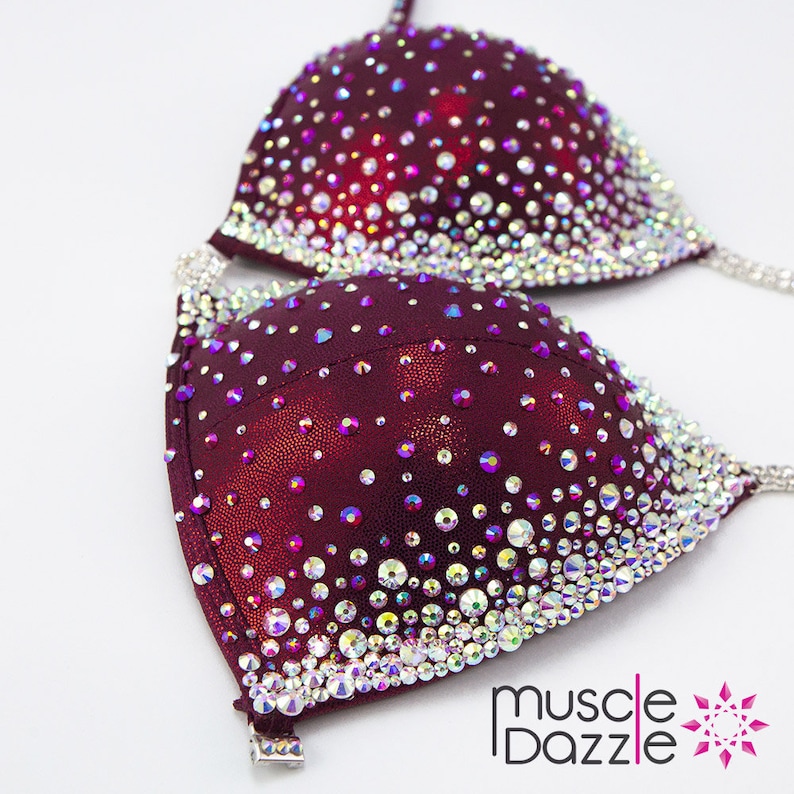 Ruby Red Competition Bikini CB470 - Etsy