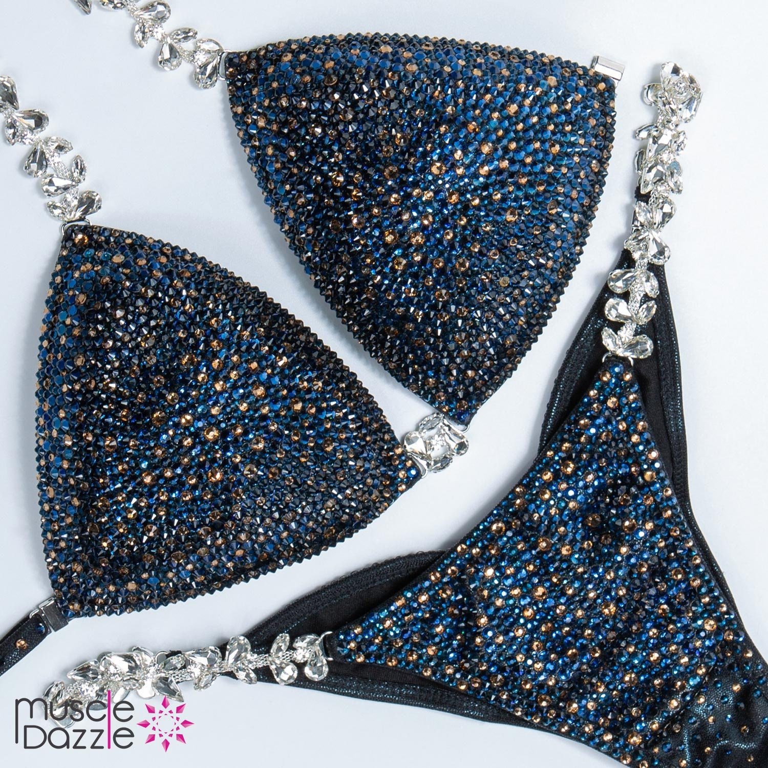 Dark Blue Competition Bikini CB697 - Etsy