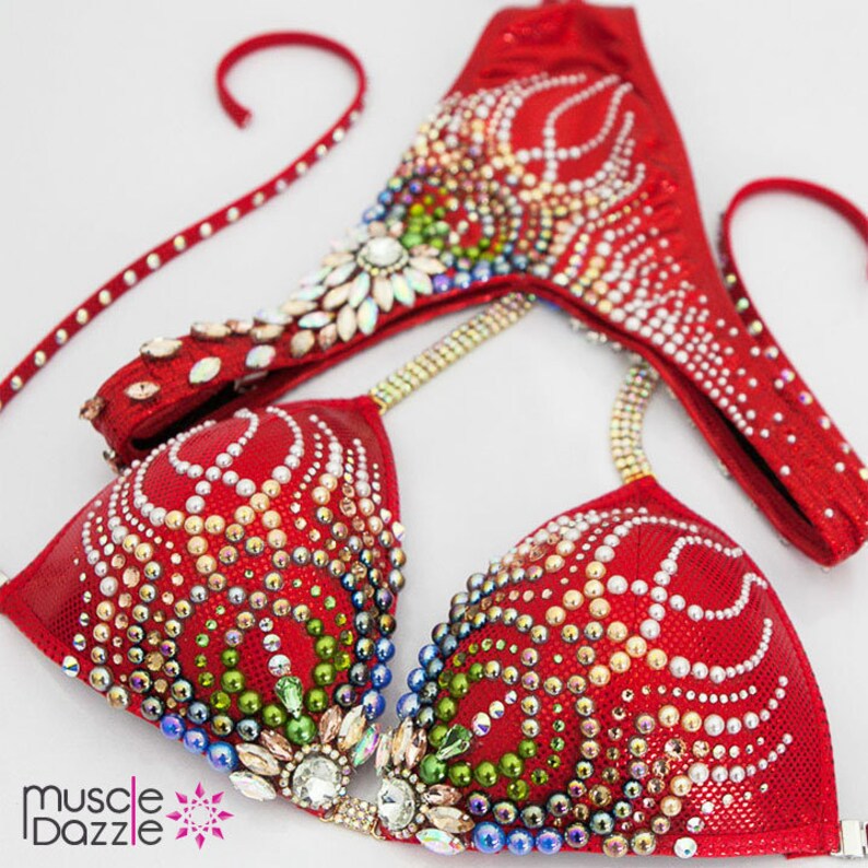 Chili Red Figure Suit FS498 - Etsy