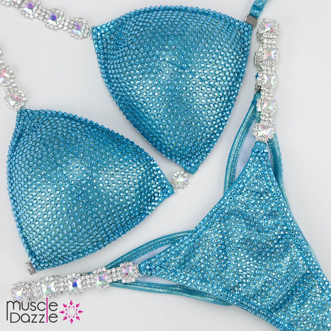 Baby Blue Competition Bikini CB709 - Etsy UK