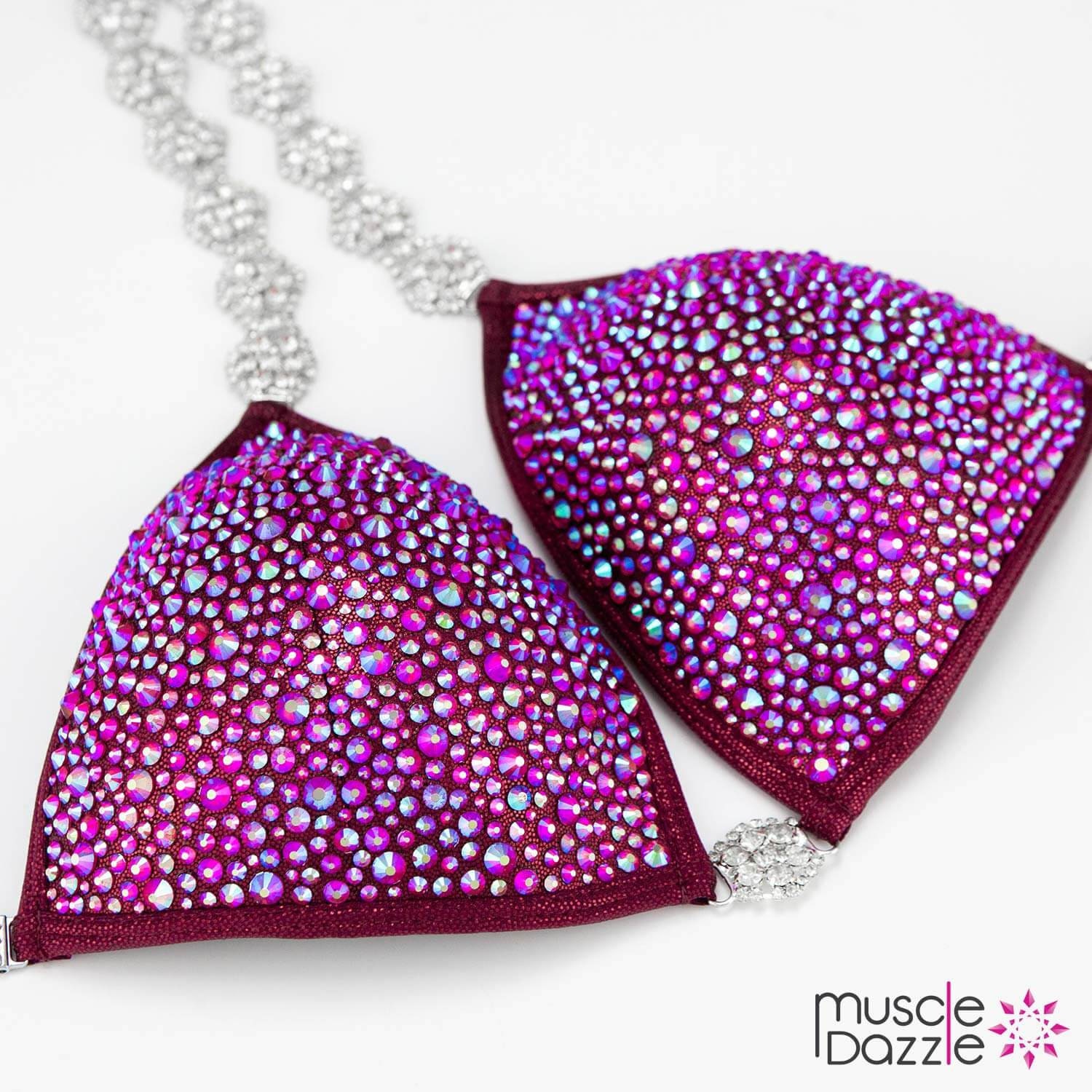 Magenta Figure Competition Suit FS275 | Etsy