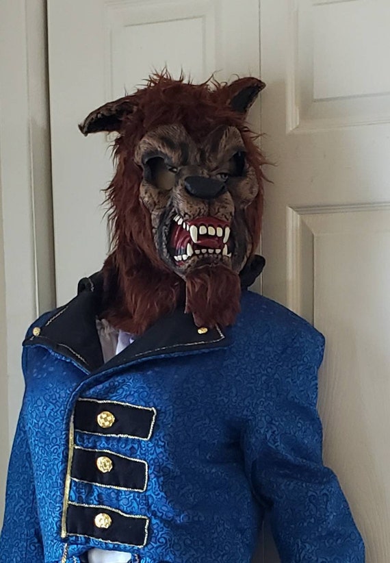 Vintage Beast Headpiece / Beast / Werewolf Cosplay - Gem