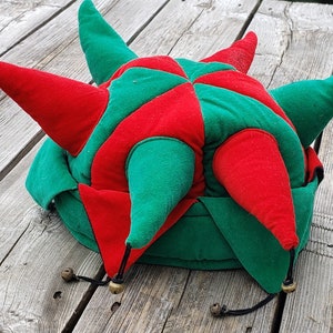 Vintage Elf Jester Santa's Helper Hat - Etsy