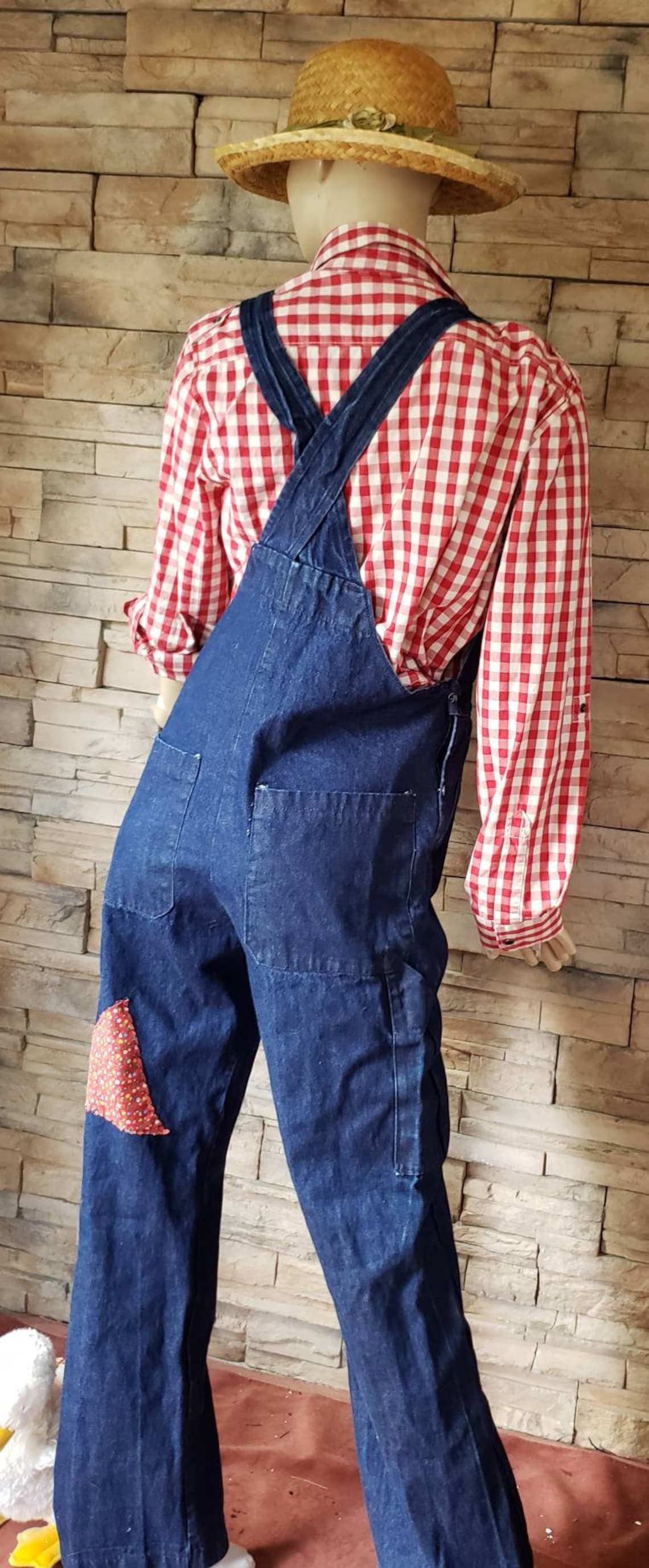 Cottagecore Bib Overalls Farmer Cosplay Costume - Etsy