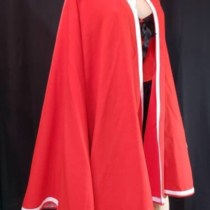 Hooded Red Cloak / Red Riding Hood Cape - Etsy