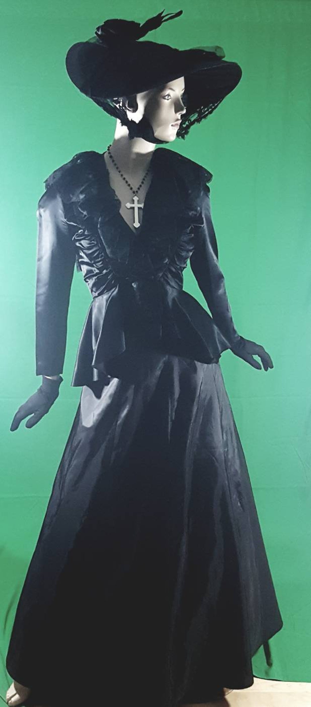 Dead Bride Costume , Victorian Funeral Dress , Mourning Gown - Etsy