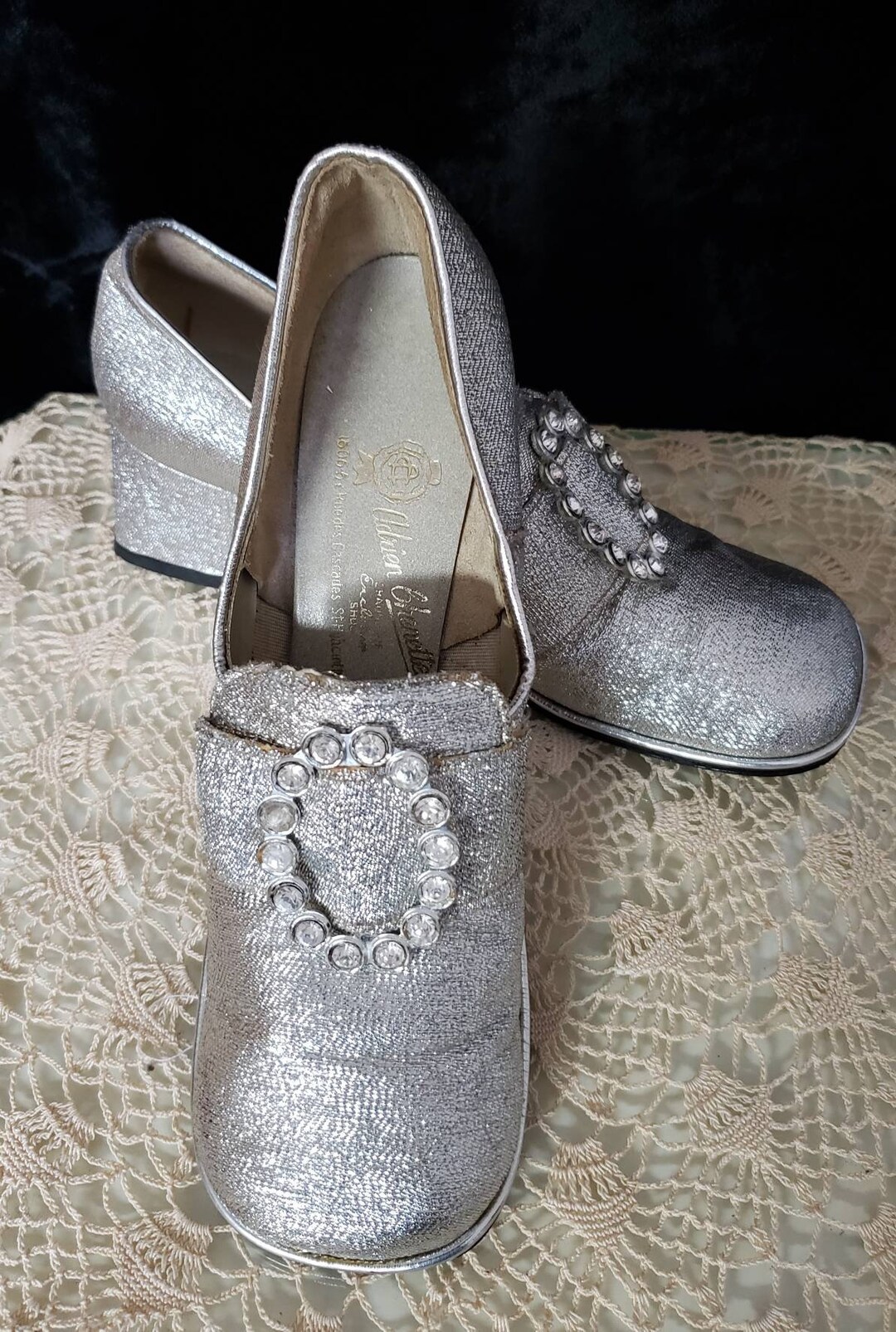 Vintage Silver Princess Shoes , Wizard of Oz Witch Pumps - Etsy