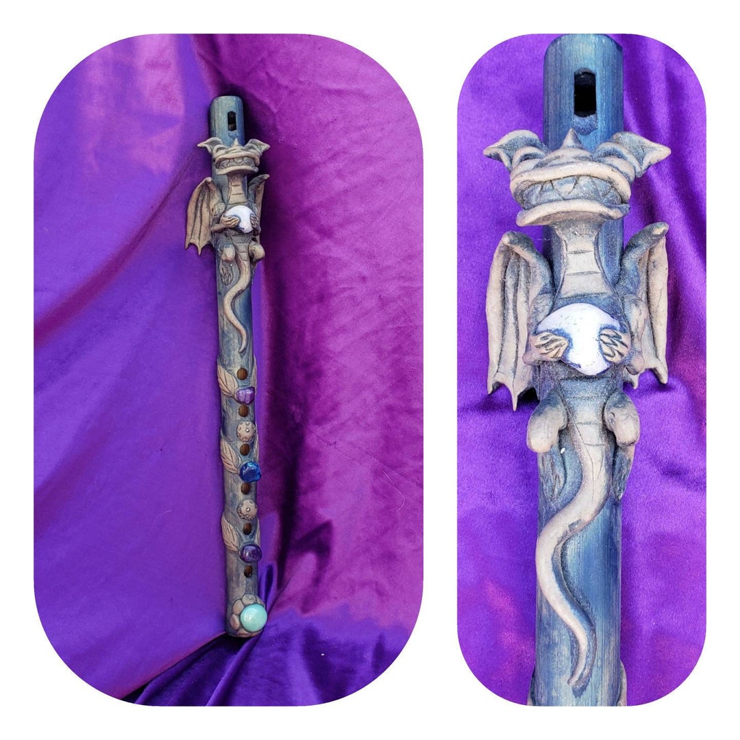 Gargoyle Flute , Medieval Magical Wizard Cosplay - Etsy