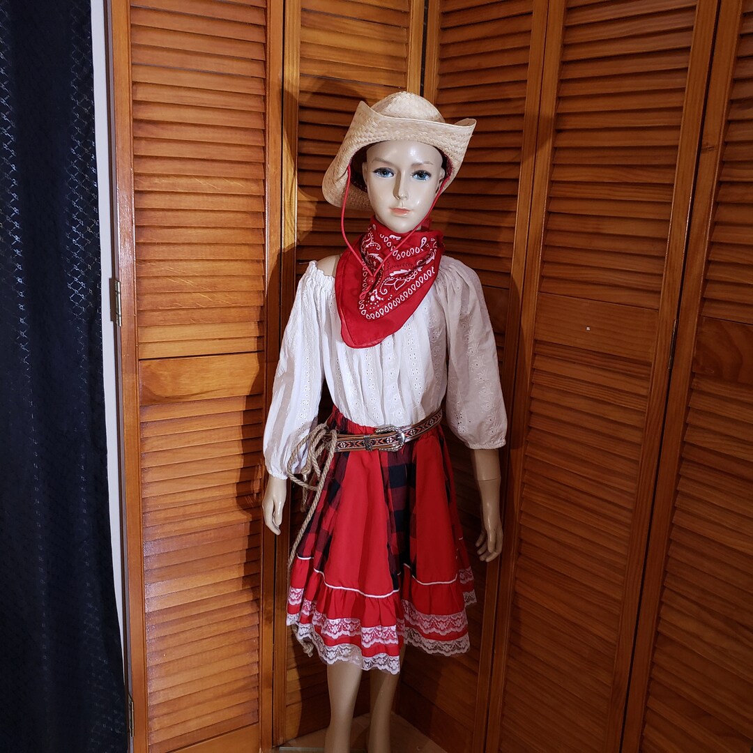 Western Cowgirl Costume, Square Dance - Etsy