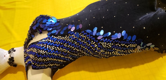 Ocean Wave Fairy Costume , Vintage Dance Dress - Gem