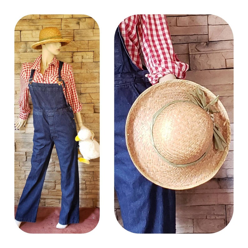 Cottagecore Bib Overalls Farmer Cosplay Costume - Etsy