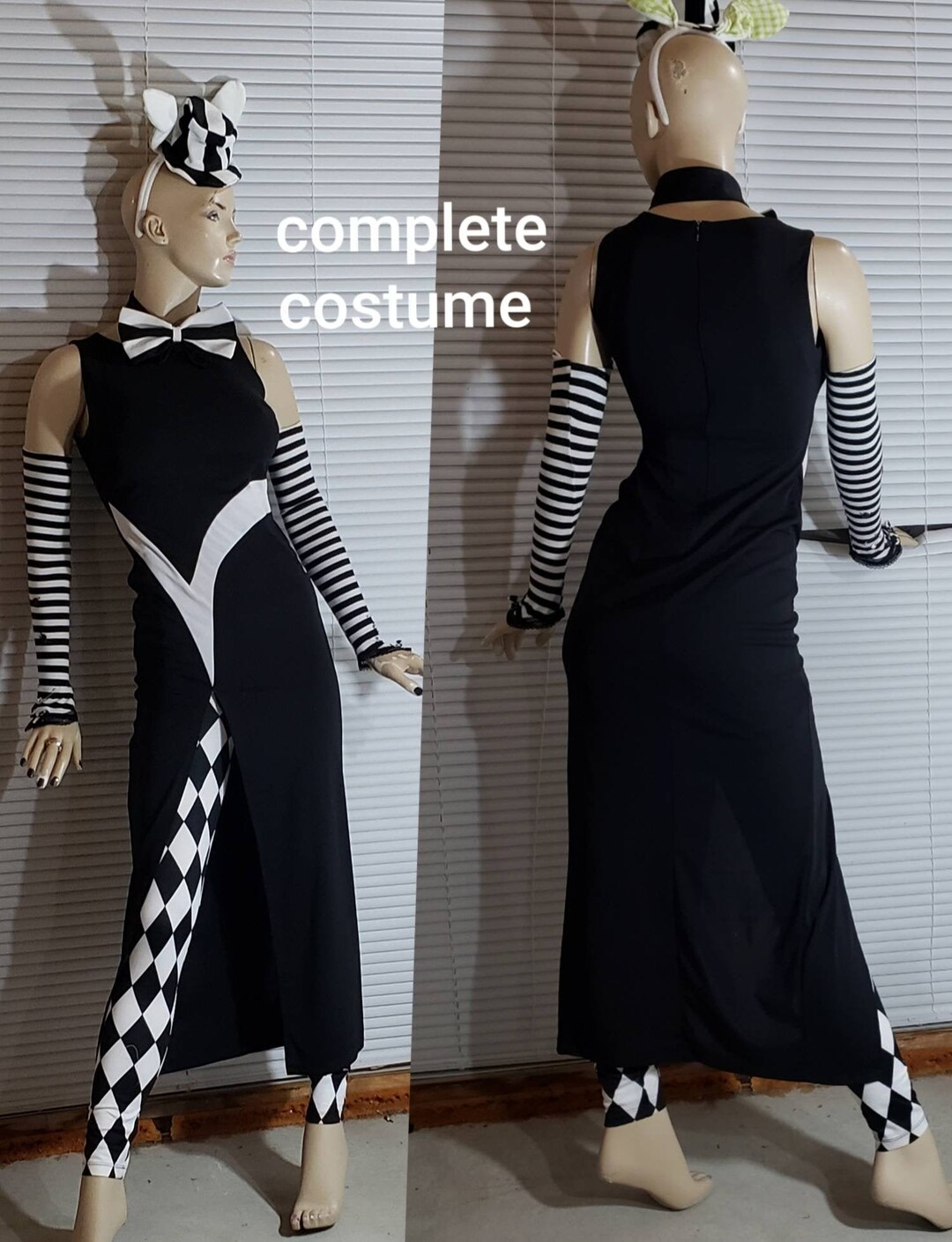 Gothic White Rabbit Costume, Alice in Wonderland Cosplay - Etsy