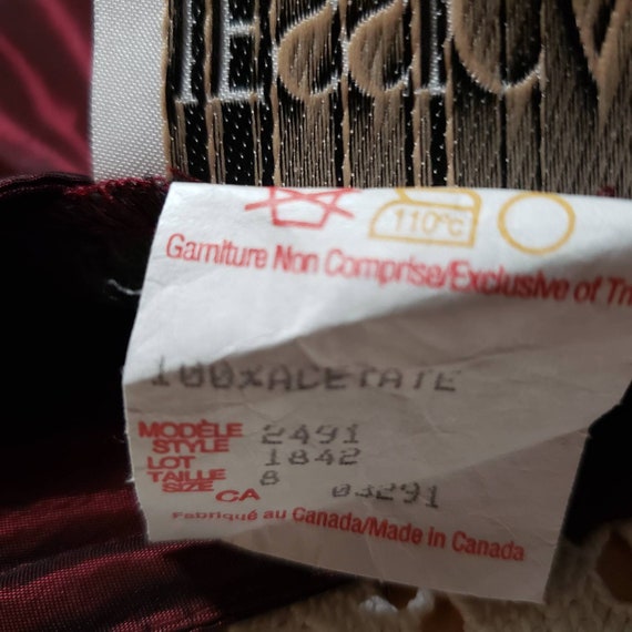 Burgundy Special Occasion Gown , Maxi Graduation Dre… - Gem