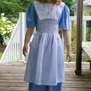 Alice in Wonderland Classic Blue Velvet Pinafore Dress Victorian Style ...