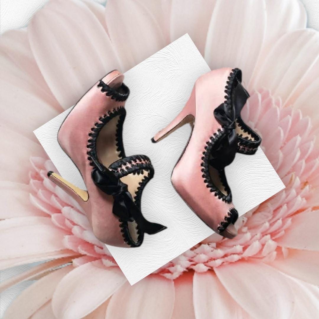 Pink Mary Jane Pumps - Etsy