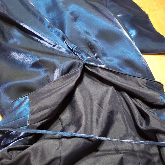 Royal Blue Light Reflection Prom Dress ,Open Back Gow… - Gem