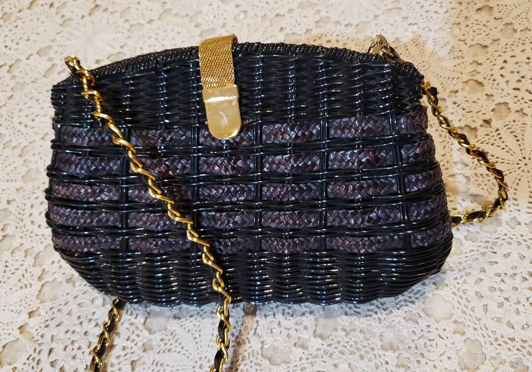 Wicker Box Purse - Etsy