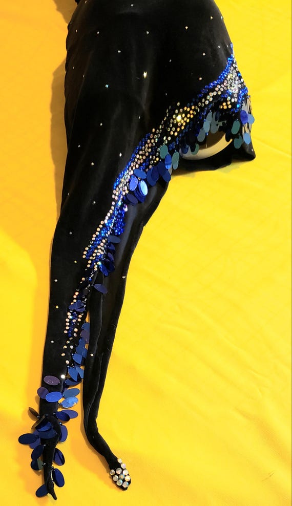 Ocean Wave Fairy Costume , Vintage Dance Dress - Gem