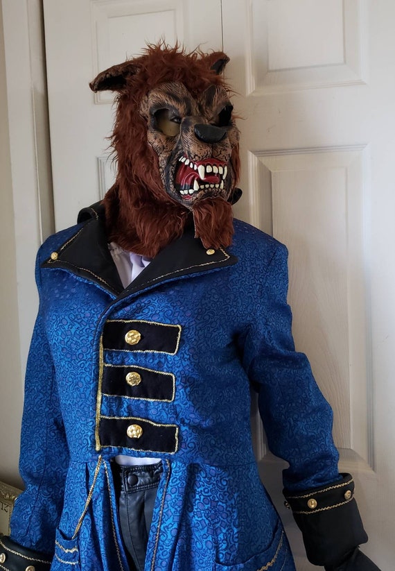 Vintage Beast Headpiece / Beast / Werewolf Cosplay - Gem
