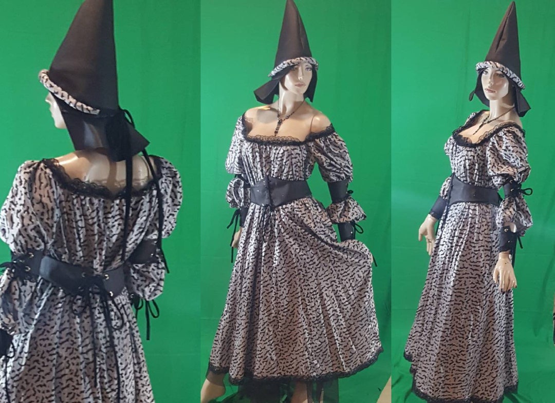 Medieval Costume Witch Gown - Etsy