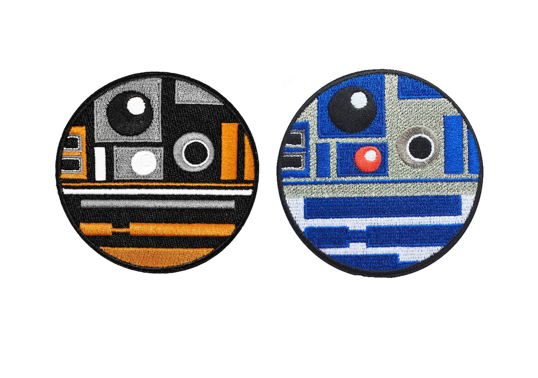 Star Wars R2d2 R2q5 Duo Patch Pack - Lightside and Darkside - Etsy