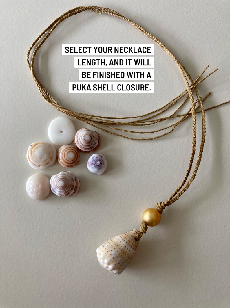 Hawaiian Cone Shell Necklace - Etsy