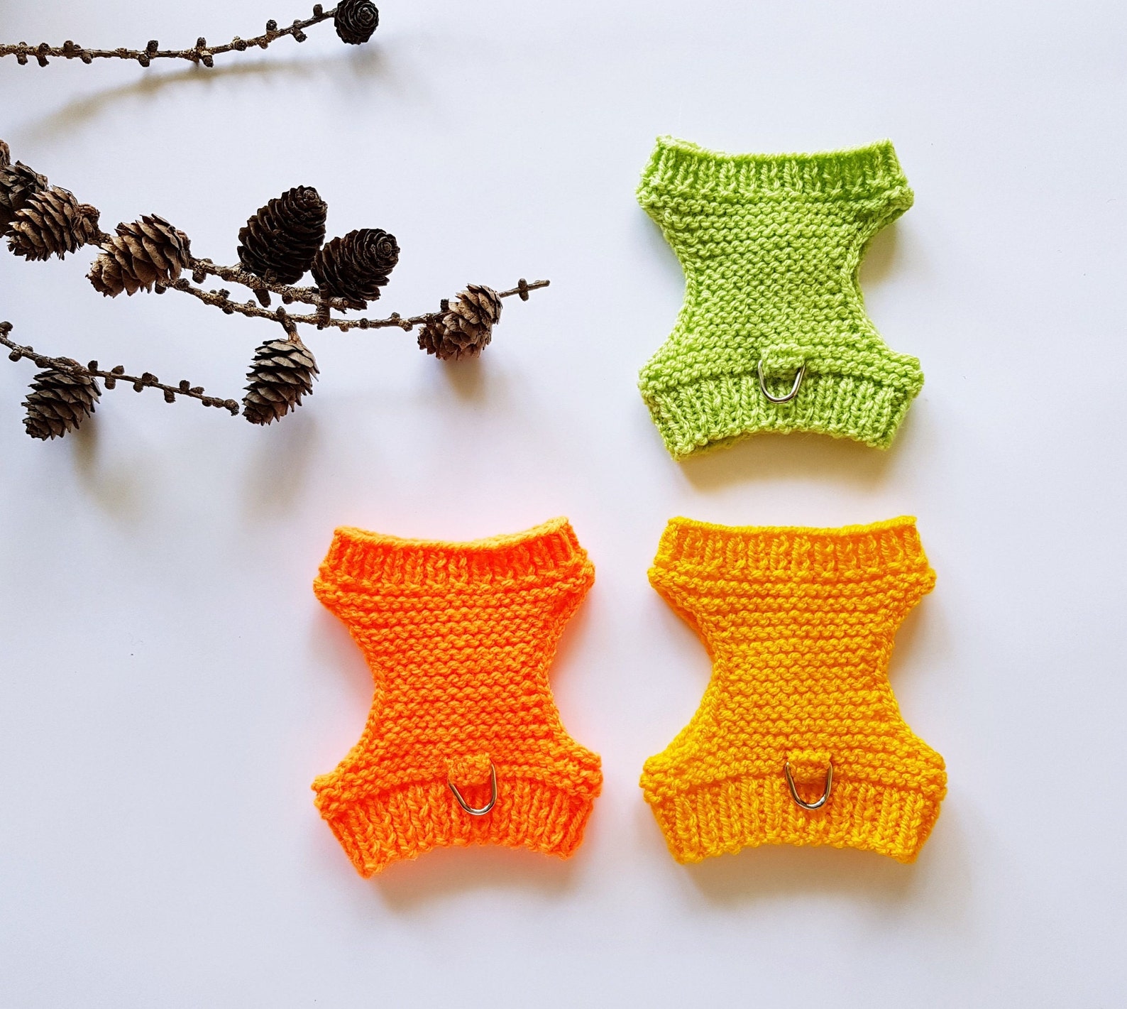 Dog Harness / Dog Collar / Cat Harness / Knitted Harness / - Etsy