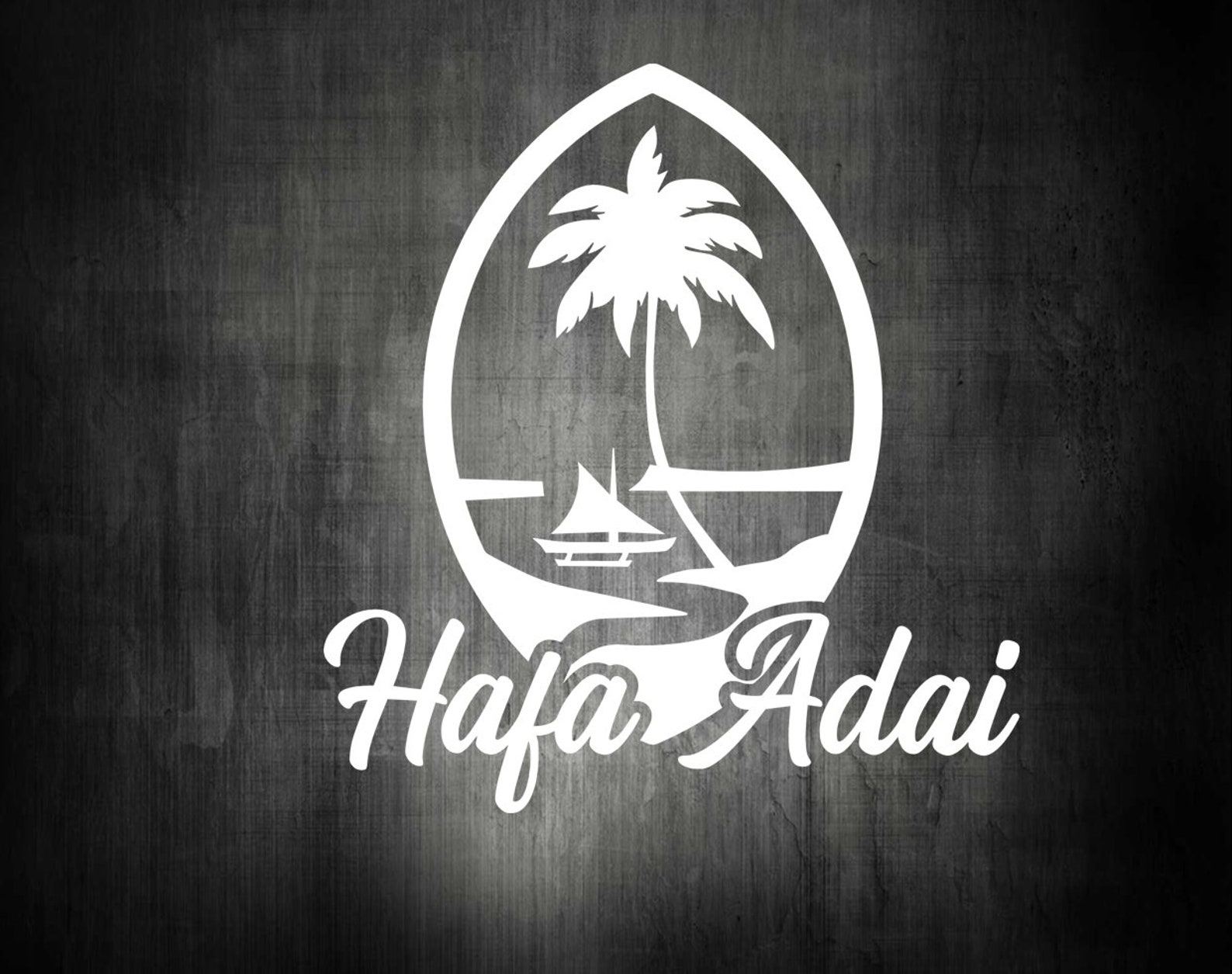 Hafa Adai Guam Decal | Etsy