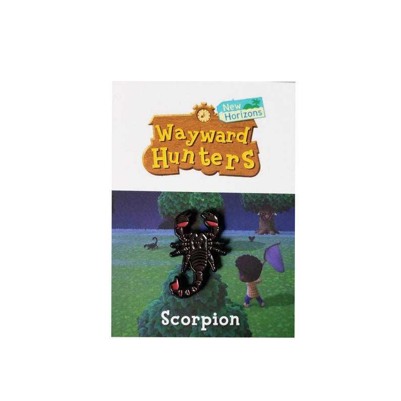 Animal Crossing Enamel Pins Scorpion Pin New Horizons - Etsy