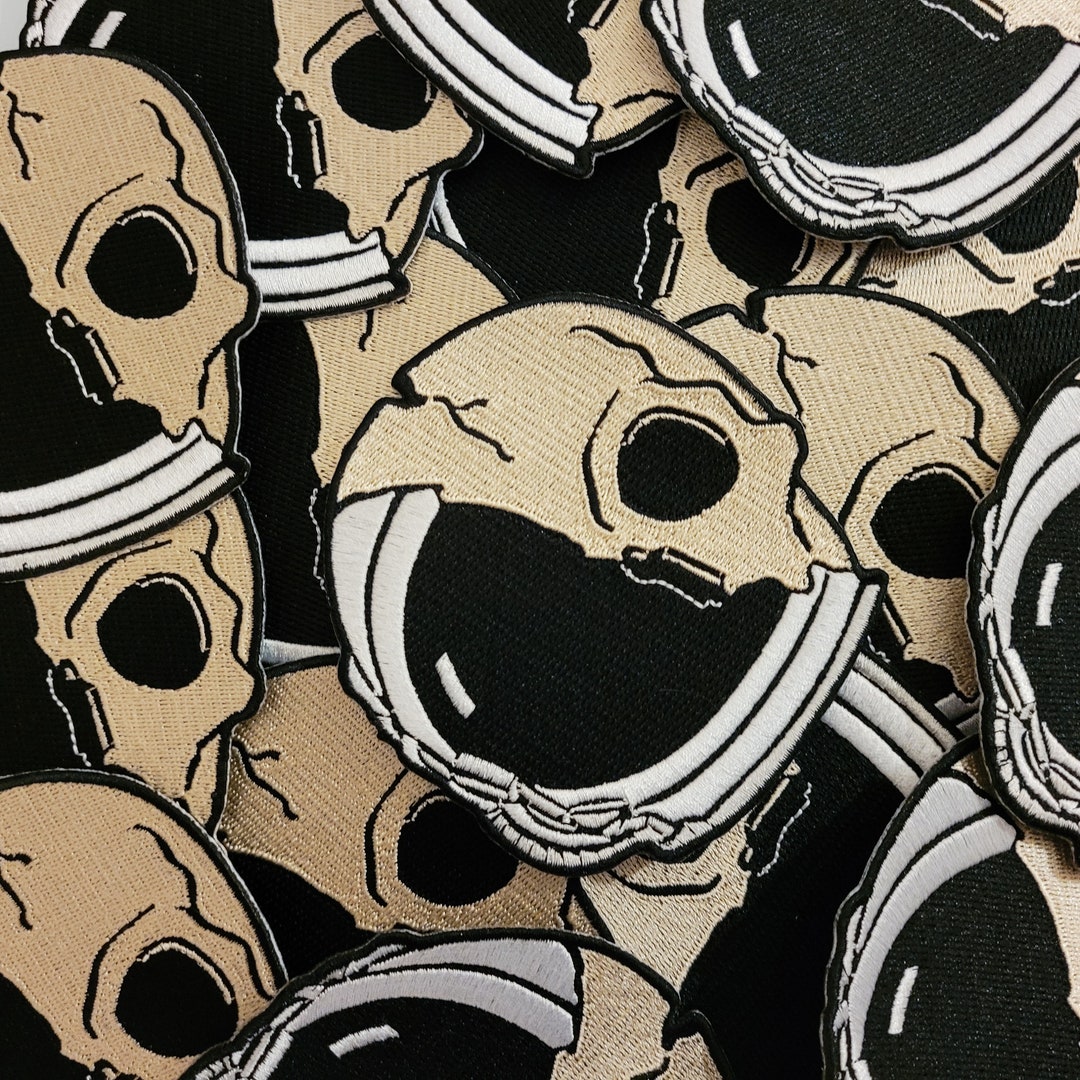 Skull Astronaut Patch Space Themed Iron-on Patch - Etsy