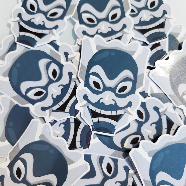The Blue Spirit Mask | Avatar Inspired Sticker | ATLA Sticker - Etsy