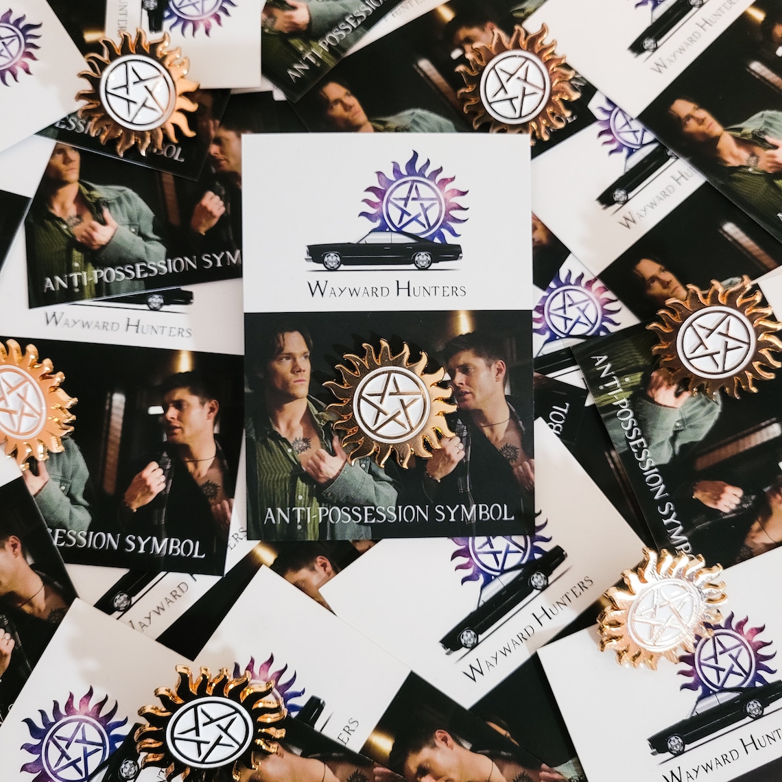 Supernatural Rose Gold Anti Possession Symbol Supernatural - Etsy