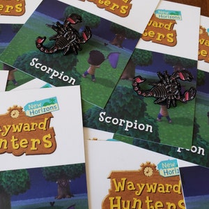 Animal Crossing Enamel Pins - Scorpion Pin - New Horizons - Etsy