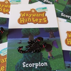 Animal Crossing Enamel Pins - Scorpion Pin - New Horizons - Etsy