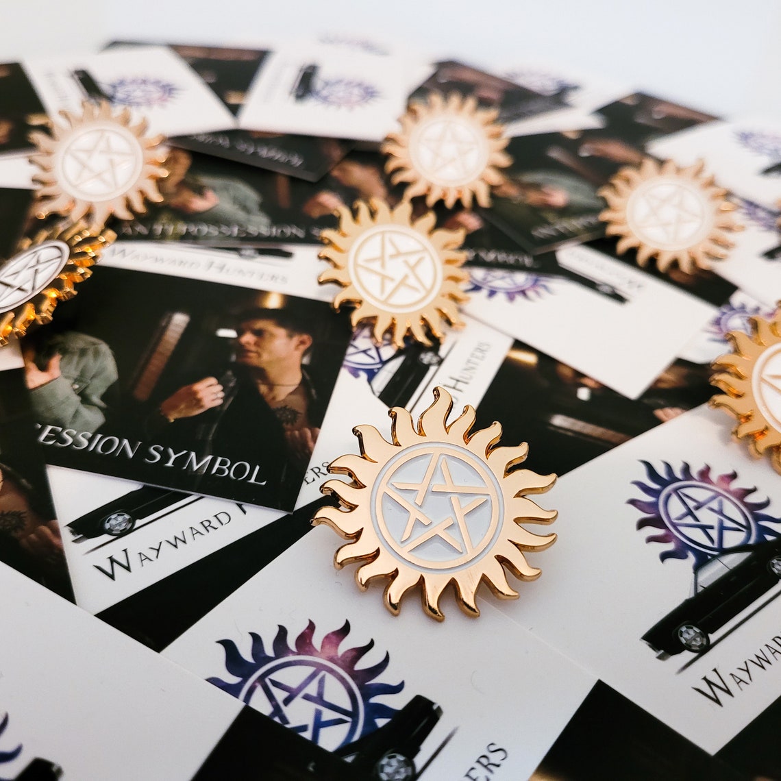 Supernatural Rose Gold Anti Possession Symbol Supernatural - Etsy