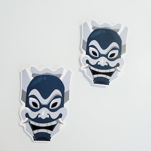 The Blue Spirit Mask | Avatar Inspired Sticker | ATLA Sticker - Etsy