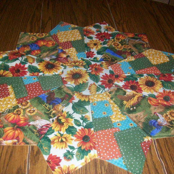 Quilted Table Topper - Etsy