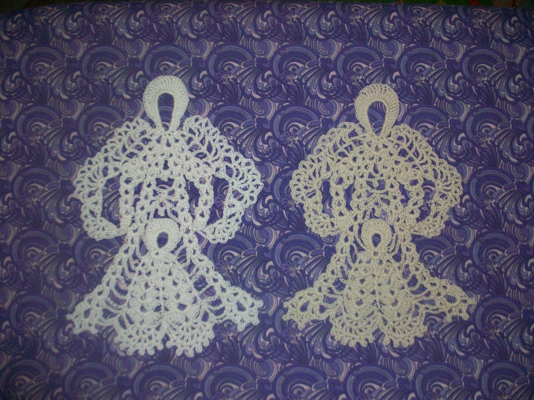 New Handmade Crochet Angel Doily, Suitable for Framing, Stiffen for ...