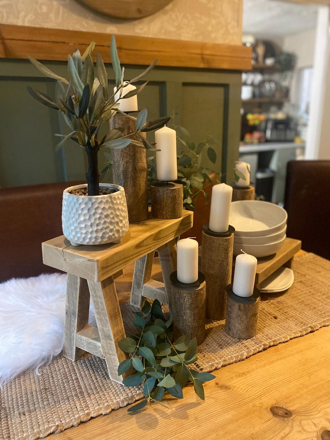 Mini Bench Table Display - Etsy UK