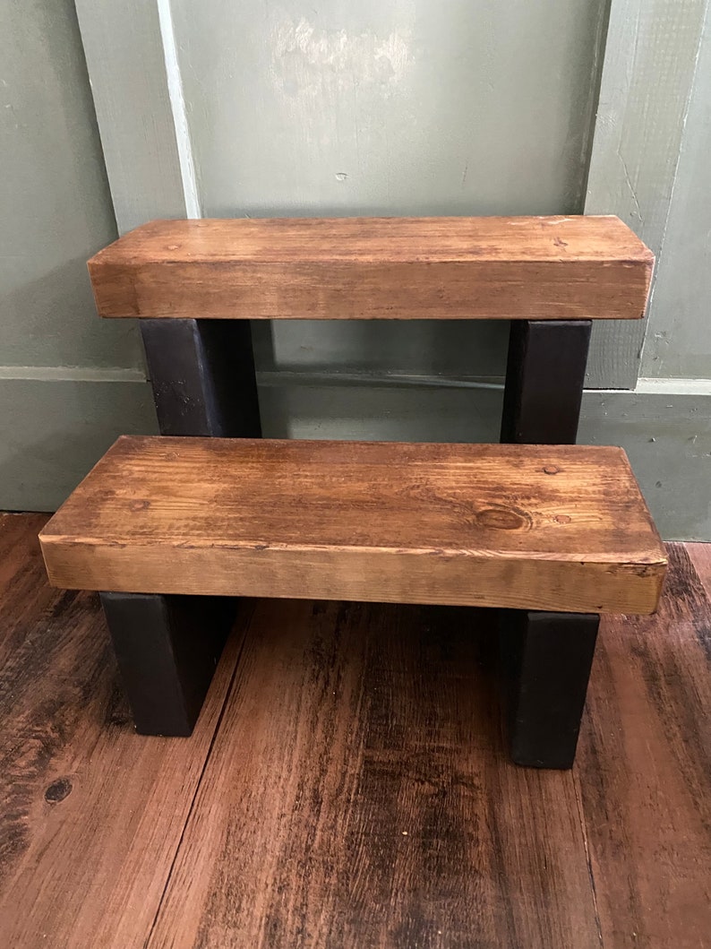 RECLAIMED WOOD STEPS Made in Uk Kitchen Utility Steps Pet - Etsy UK
