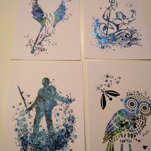 Percy Jackson Set of 4 Percy Jackson Print Percy Jackson Poster Home ...