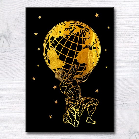 Atlas Dios Griego Fondos De Pantalla