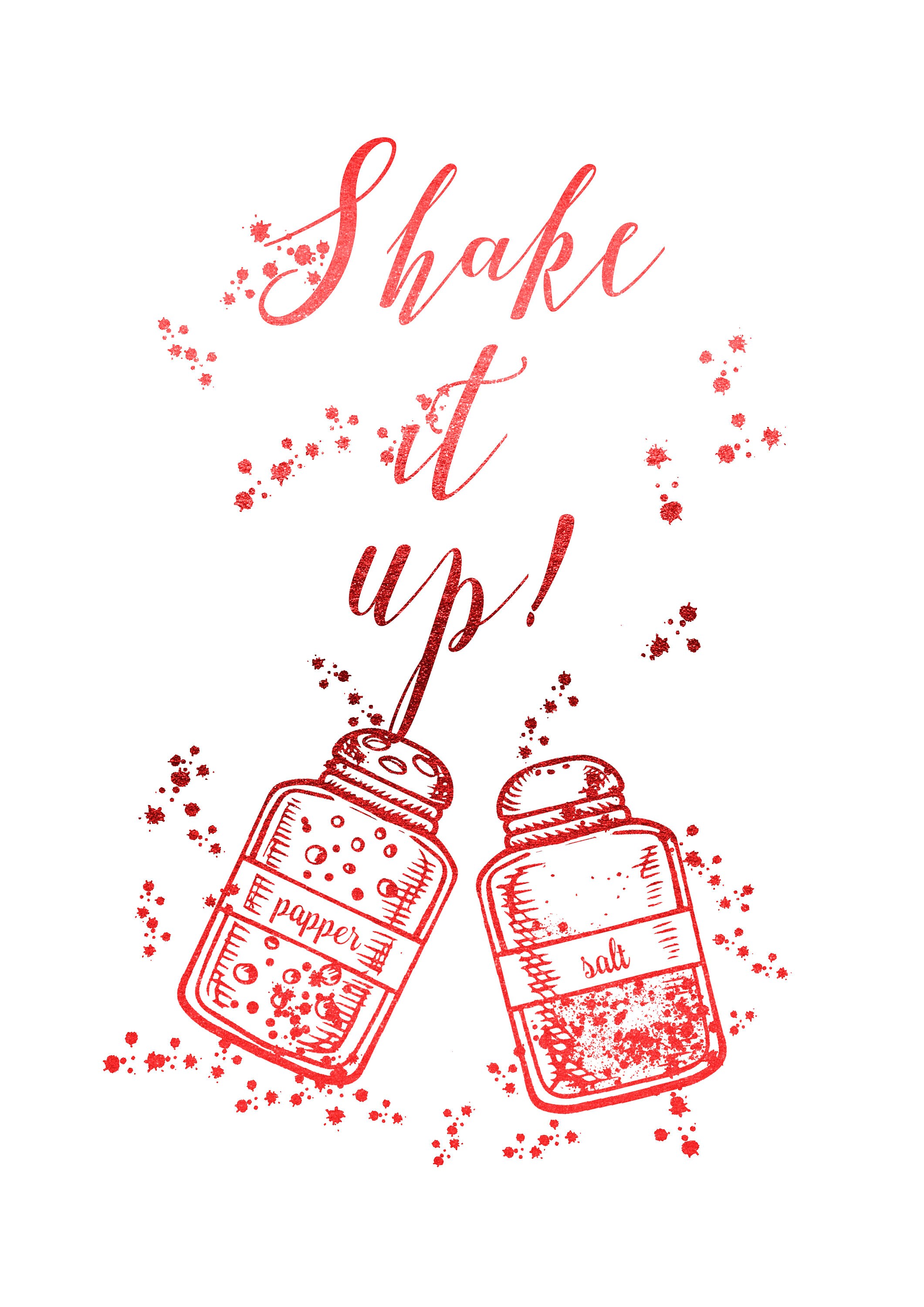 Cooking Quote Print Funny Kitchen Poster Real Foil Wall Art - Etsy